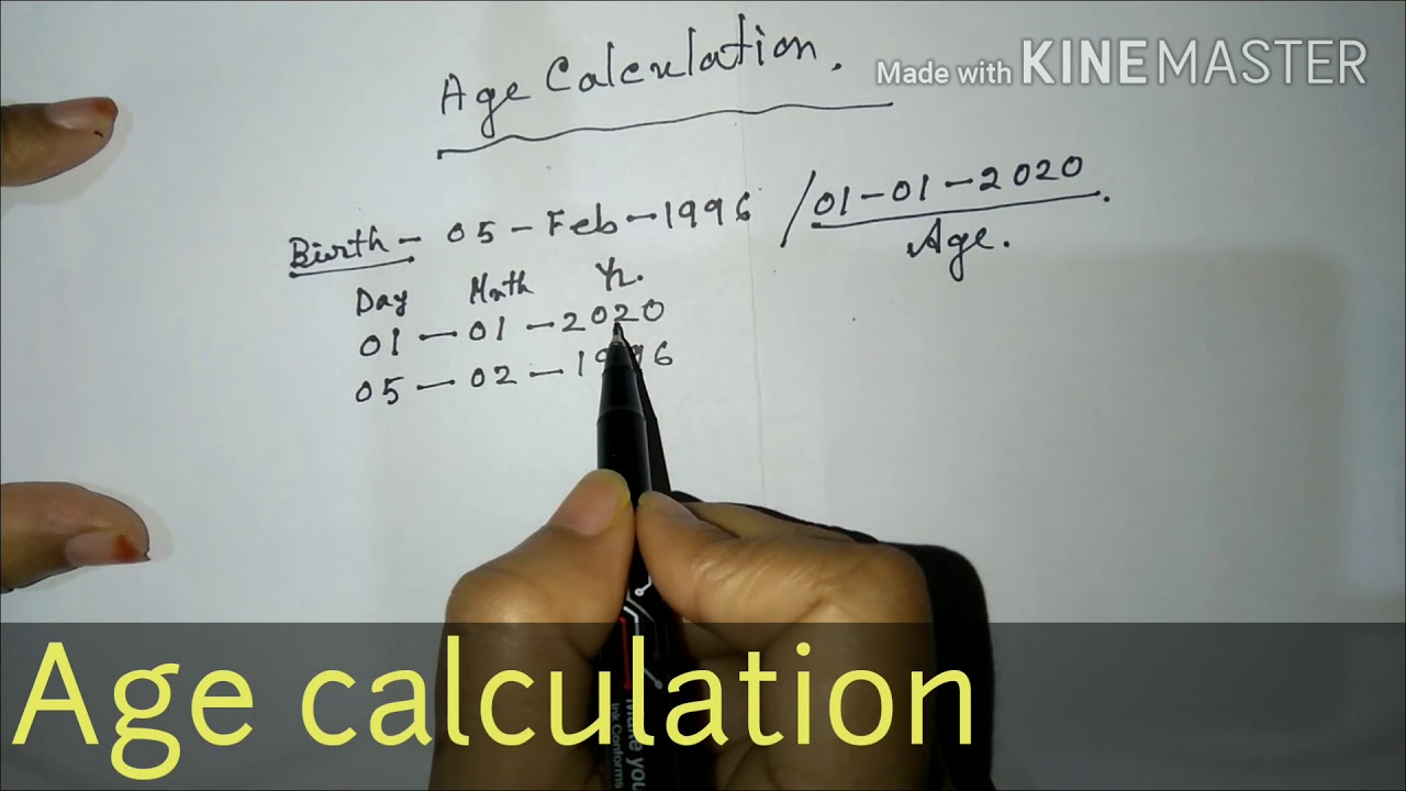 AGE CALCULATION YouTube age-calculation-youtube