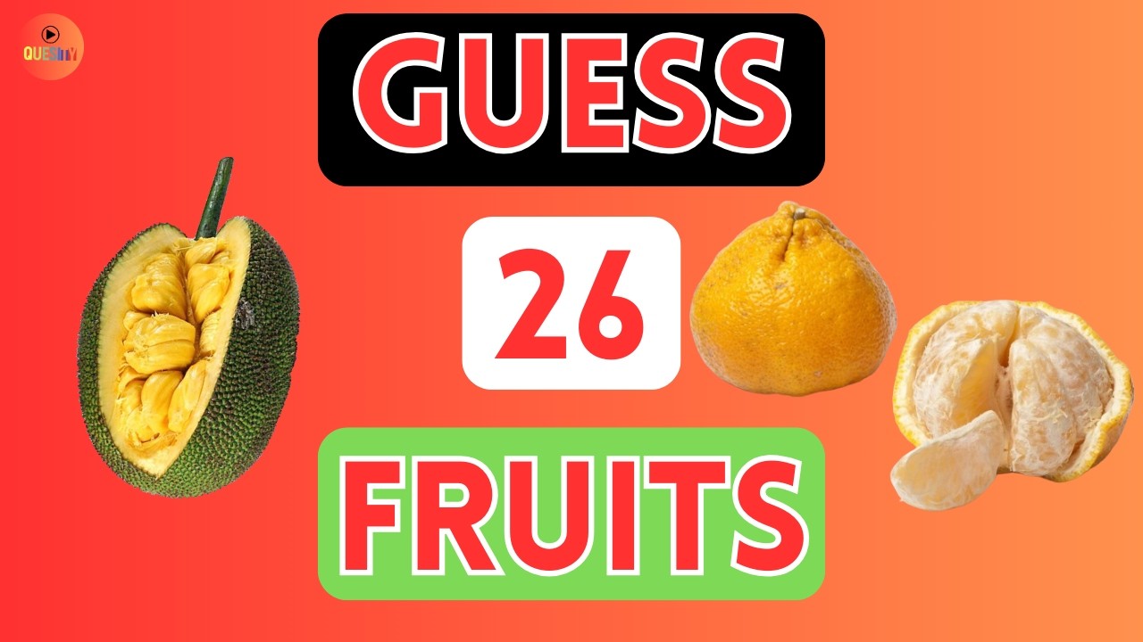 Can You Guess the 26 Fruits from A to Z? 🍎🍌 | Ultimate Fruit Challenge ...