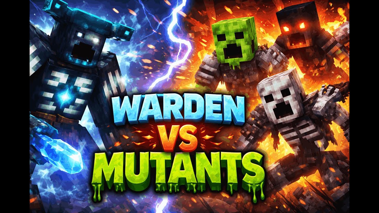 Warden VS Mutant Mobs - Minecraft Mob Battle - YouTube