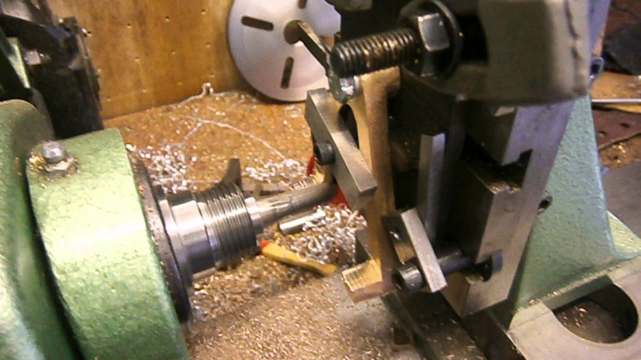 Alpha engine,Milling the feet to the correct thickness - YouTube