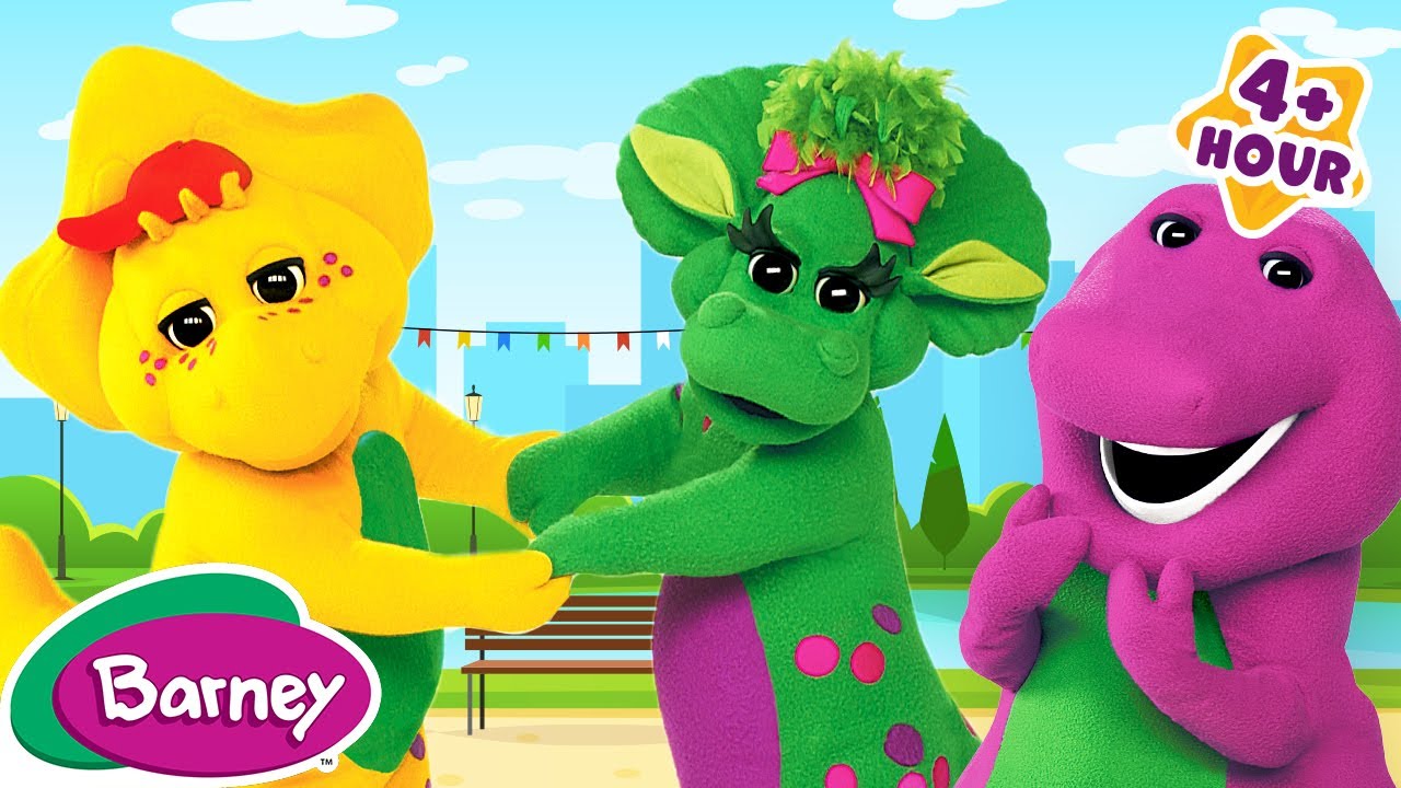 You Can Count on Me! | Friendship for Kids | NEW COMPILATION Barney the ...