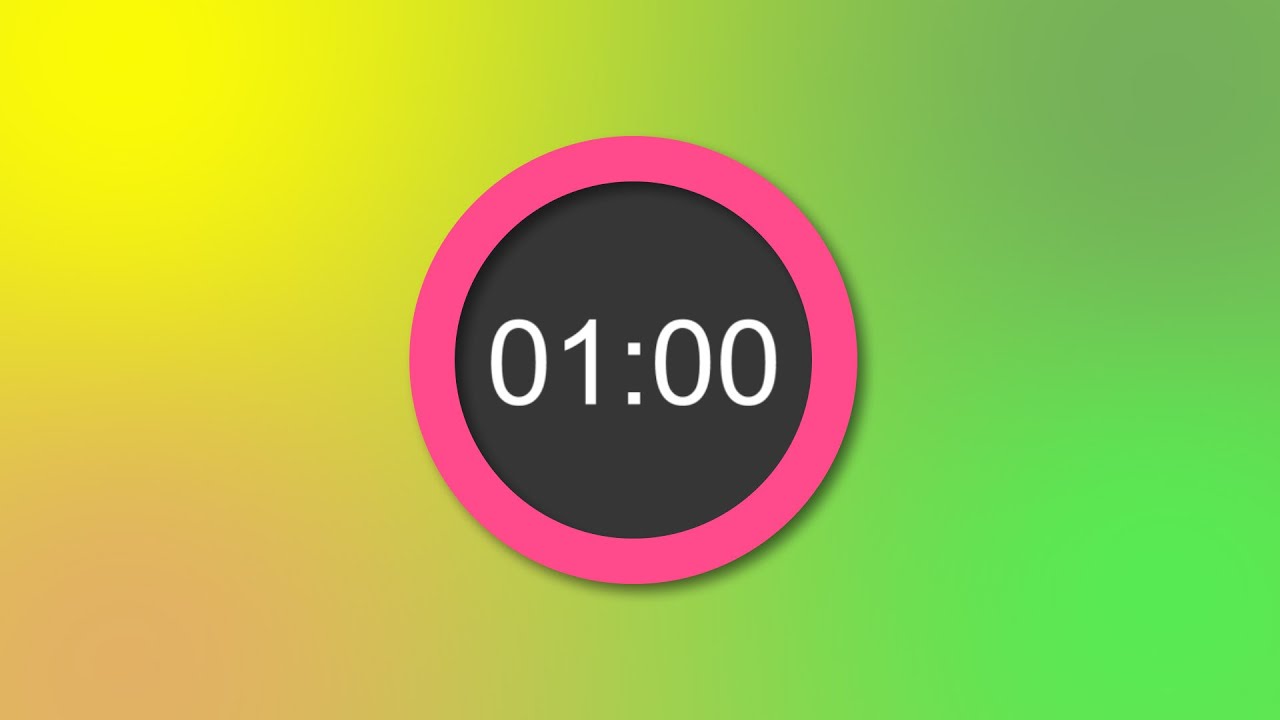 One minute Timer / Countdown - YouTube