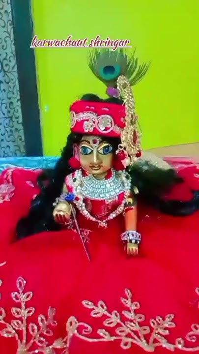 Kaisa lga shringar ️ ️ #krishnbhakti##shorts##trendingshorts### - YouTube
