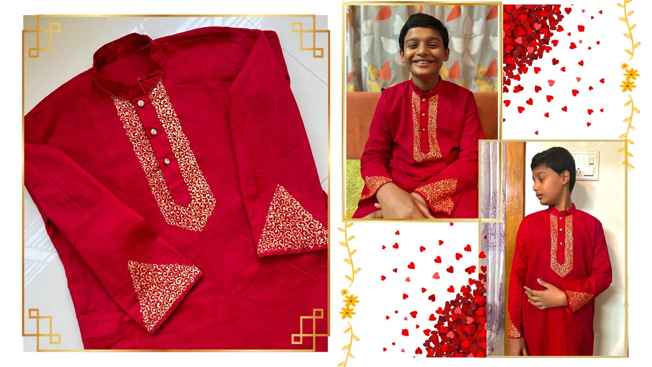 ভাই এর জন্য বানালাম আজ একটা সুন্দর পাঞ্জাবির ডিসাইন ️😍|| @Artworks_of ...