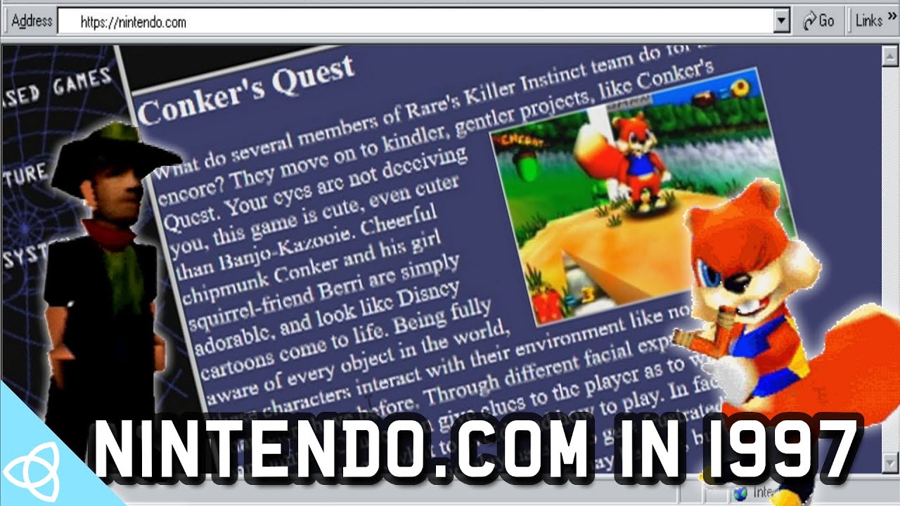 Nintendo Website in 1997-2000 [Beta and Unreleased Games Footage] - YouTube