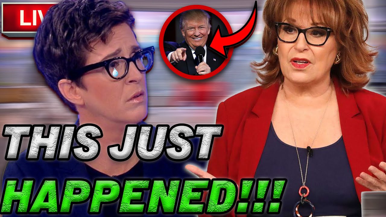 MSNBC Rachel Maddow CRIES OUT SCREAMING at Joy Behar after SHE ADMITTED ...