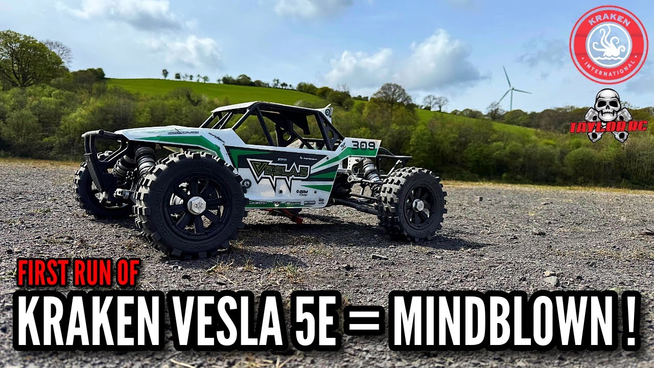 This RC Car Makes INSANE Dust Clouds! - Kraken Vesla 5E First Run - YouTube