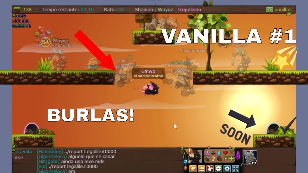 Transformice - Vanilla GAMEPLAY com BURLAS - YouTube