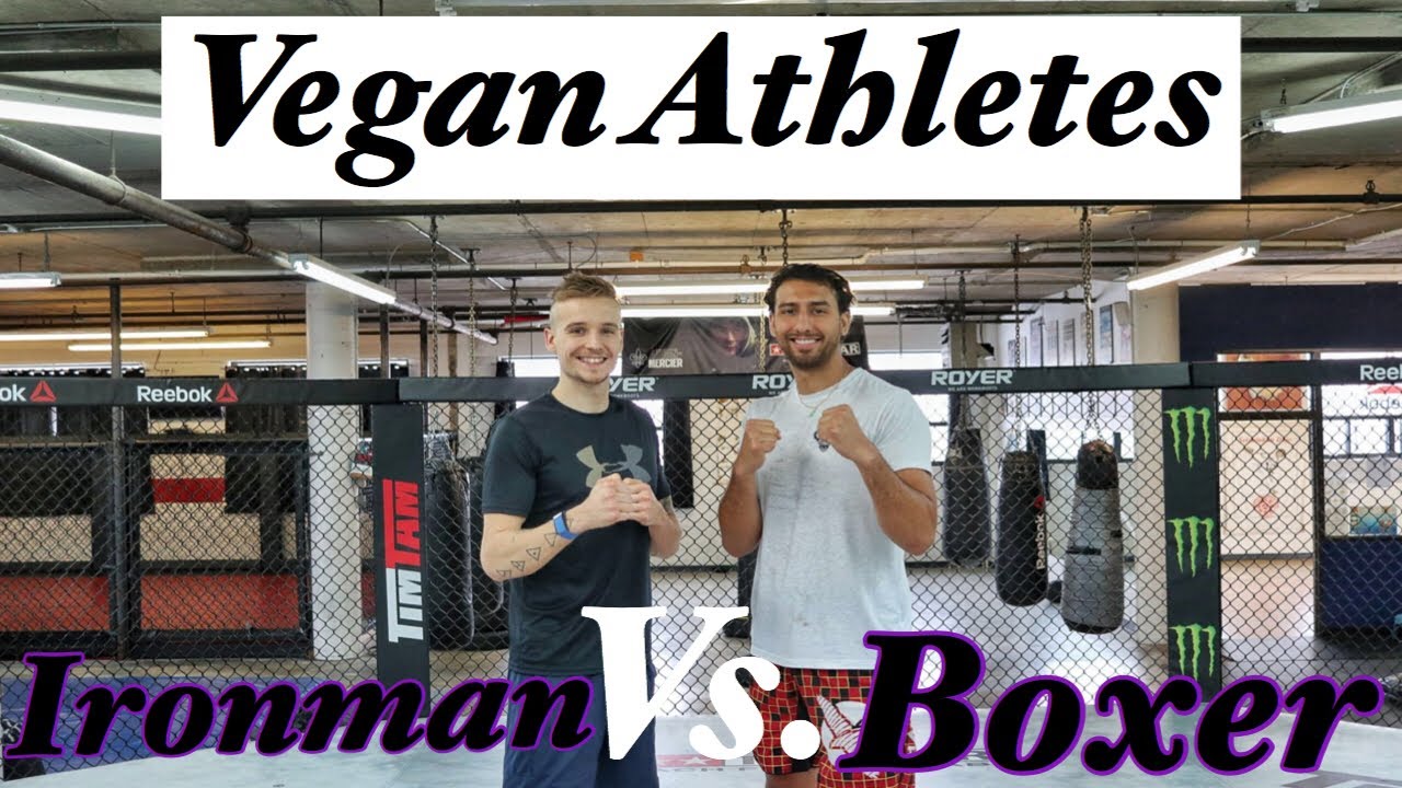 Boxer Vs. Ironman Athlete I Vegan Athletes - YouTube