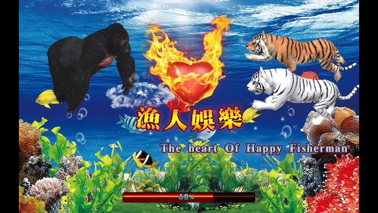 The Heart Of Happy Fisherman Fish Hunter Game Machine Video - YouTube