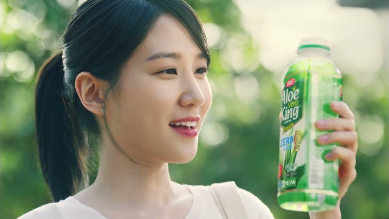 [박은빈 OKF 알로에베라킹 제로 TVCF]몽글몽글 알로에 - YouTube
