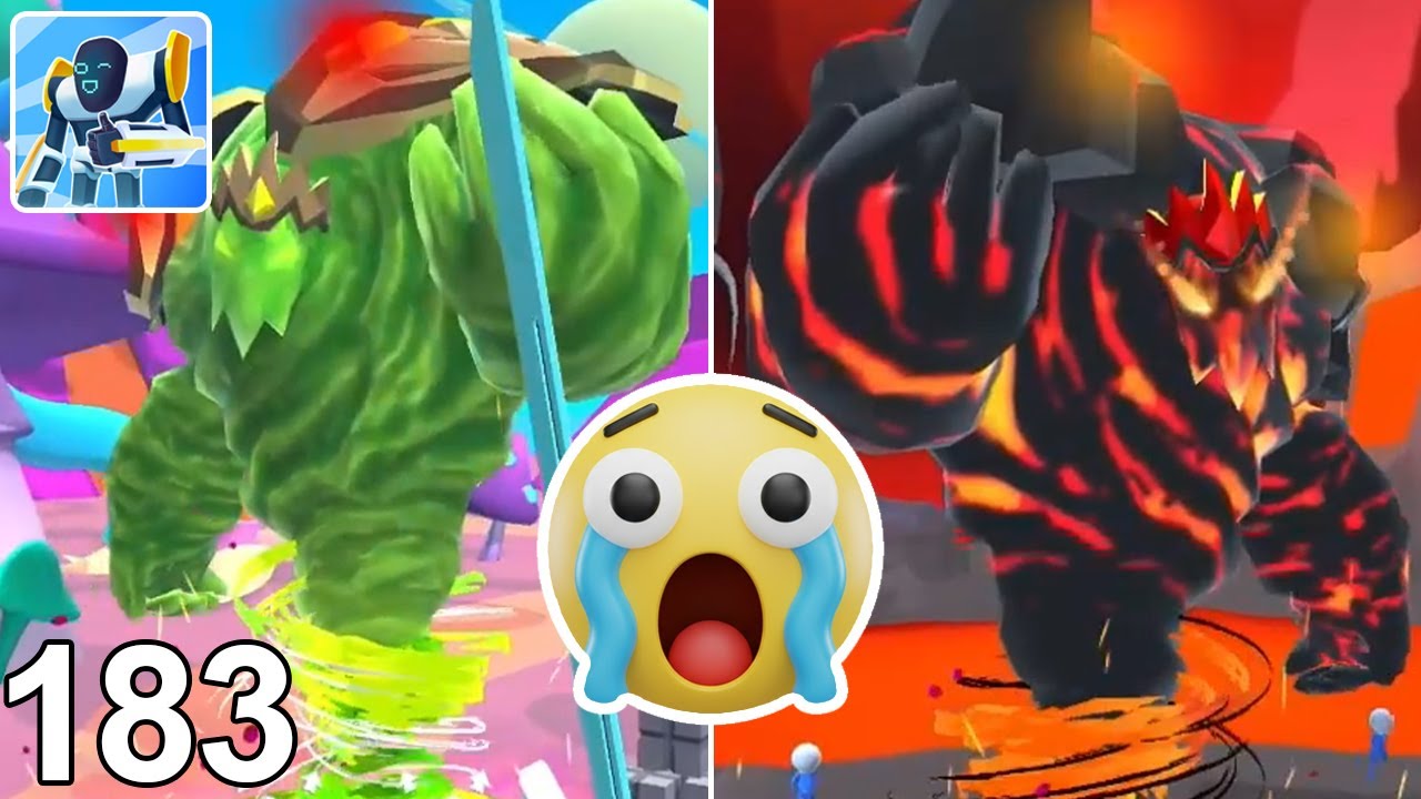 Mechangelion: ALL GIANT ELEMENTAL BOSSES SHOWCASE! The Red & Green ...