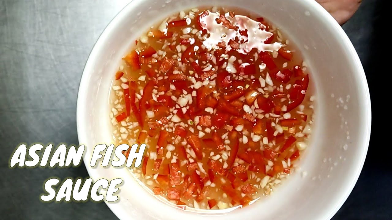 ASIAN FISH SAUCE / Nuoc cham recipe - YouTube