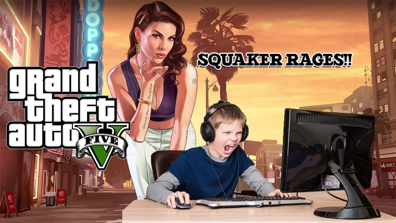 Squeaker Rages on GTA ONLINE! - YouTube