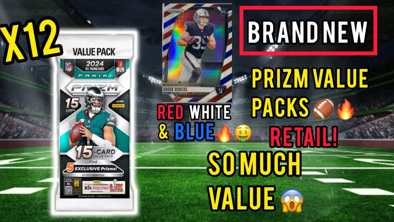 BEST PRODUCT OF THE YEAR?🤔 NEW 2024 PRIZM FOOTBALL VALUE PACKS (1 BOX ...