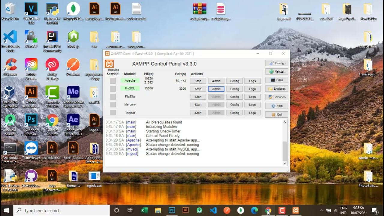 How to install Xampp PHP 8.0.8 and edit PHPMyAdmin 40MiB to Unlimited ...