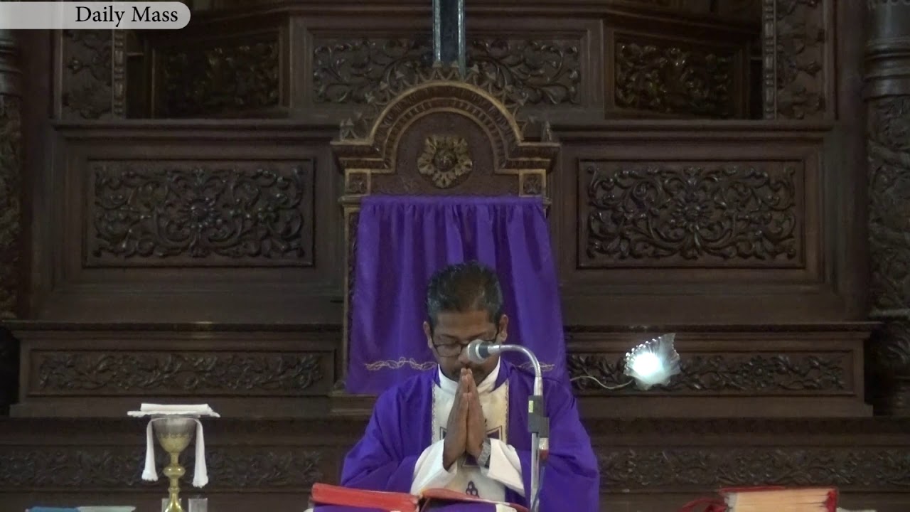 Mass in English - 1st April 2020 - Fr. Jesus Rodrigues - Archbishop's ...