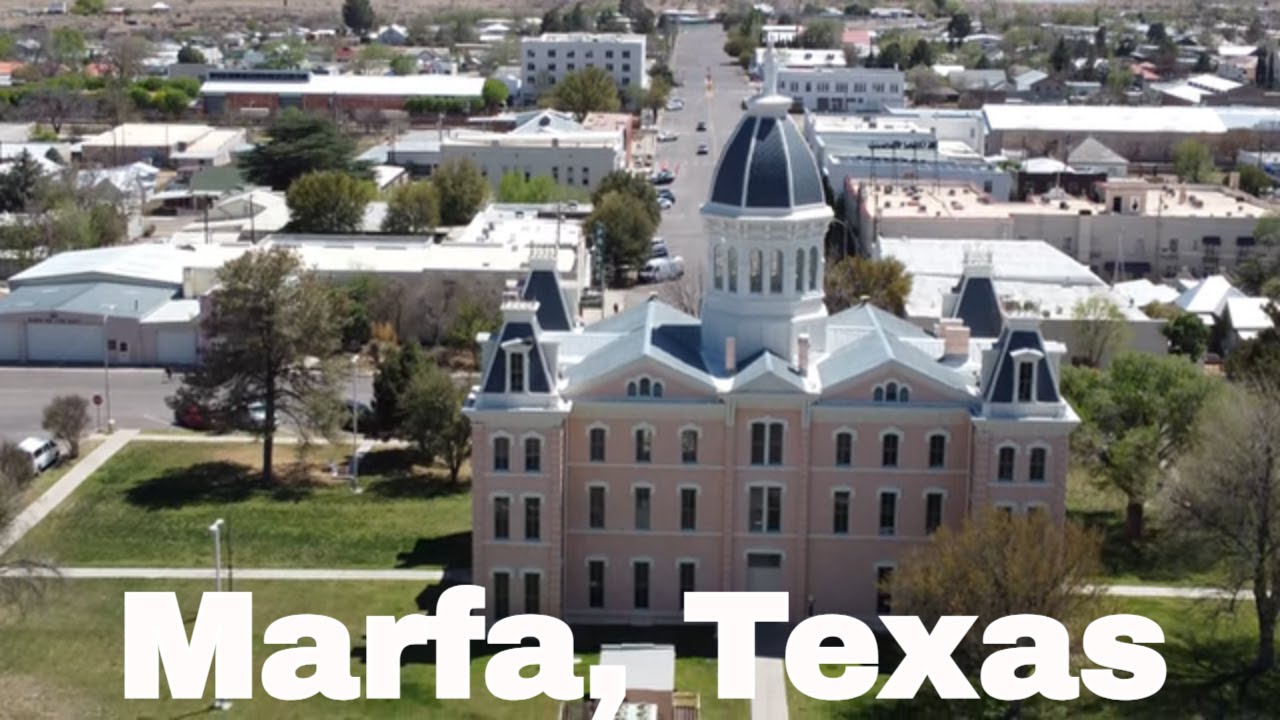 Drone Marfa, Texas - YouTube
