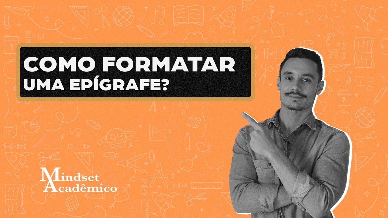 Como Formatar uma Epígrafe - Formatação de Monografias(ABNT) - YouTube