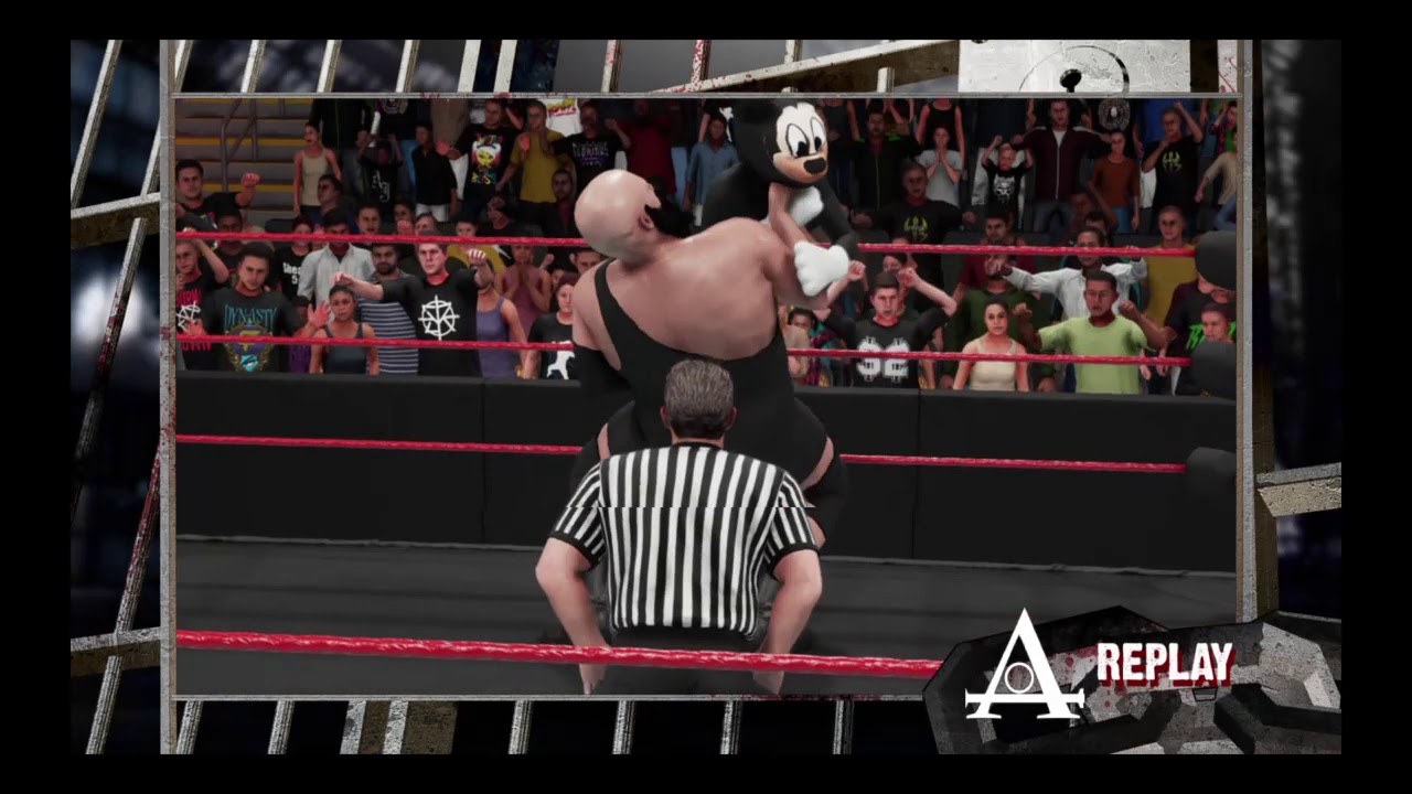 WWE 2K19 - Brutal Kill Vs Mickey vs Aladdin Vs Genie - YouTube