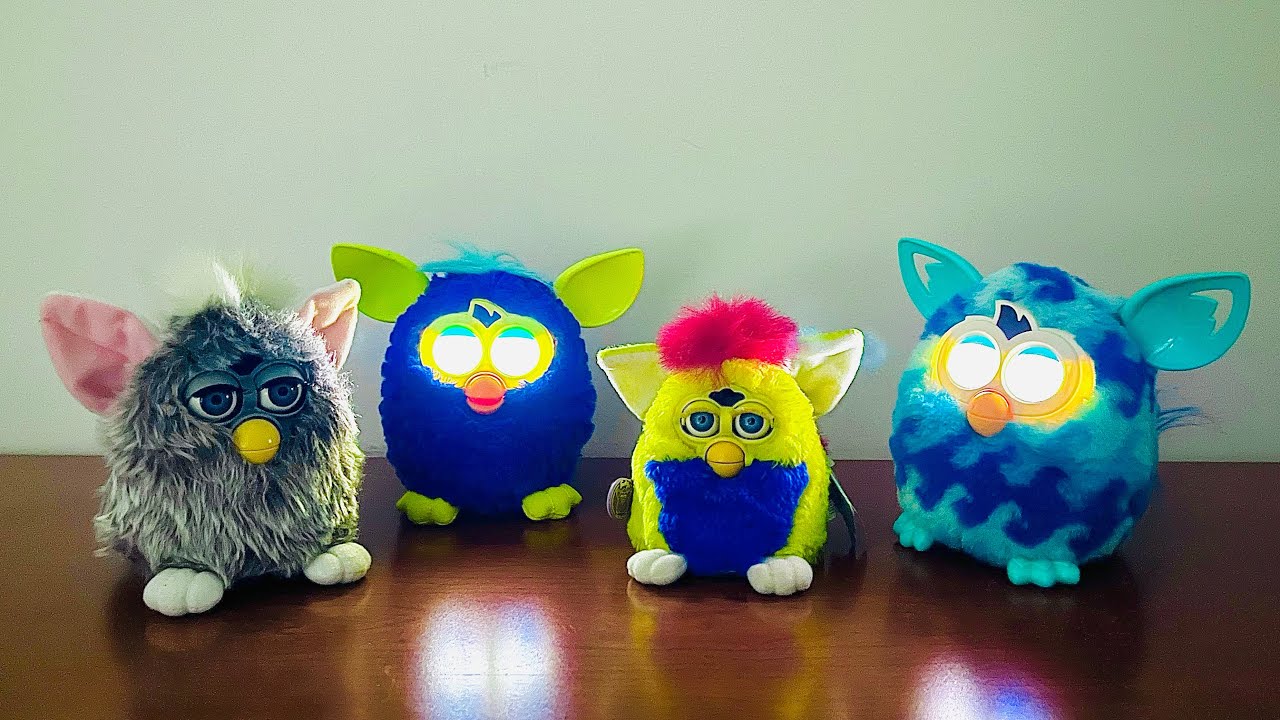 Furbies from the 90s, 2012 and 2013 - YouTube