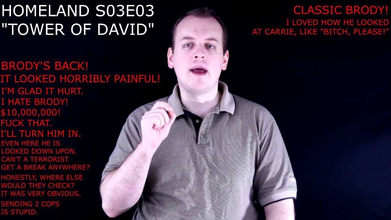 Homeland Season 3, Episode 3 ("Tower of David") Review - YouTube