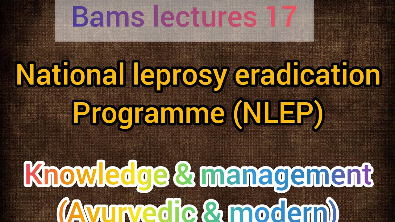 National leprosy eradication programme|| NLEP || in very easy way || # ...