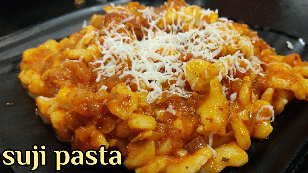 Pasta| suji pasta|homemade suji pasta in red sauce|अब घरमे ही सूजी से ...