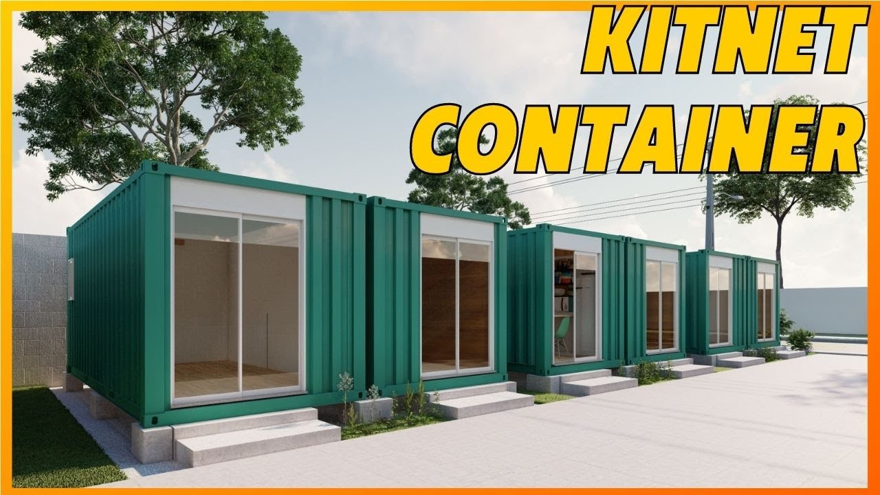 KITNET CONTAINER 15m²: KITNET 2.5 X 6 - YouTube
