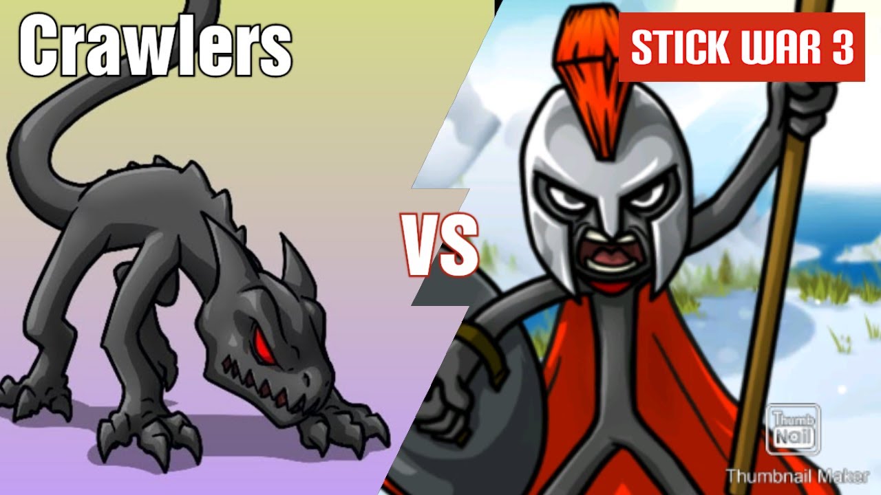 Crawlers VS Stick War 3 Singleplayer - YouTube
