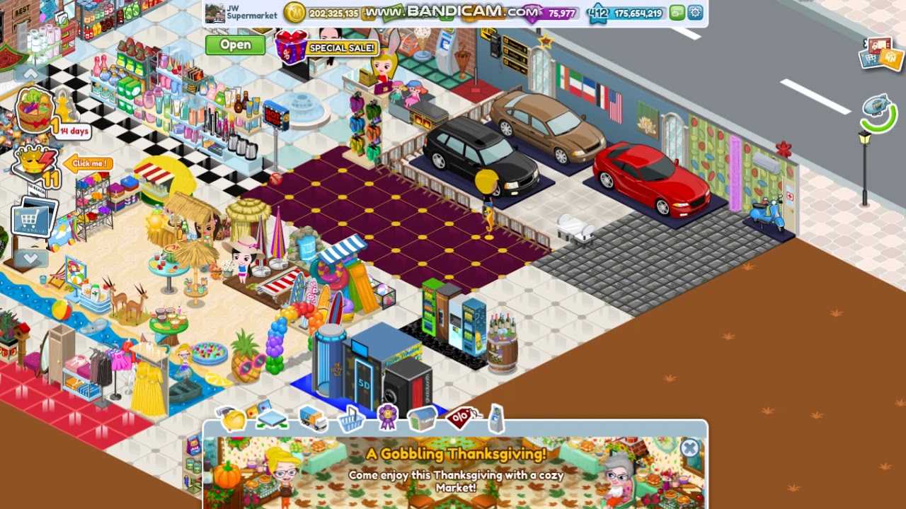 RICHEST Player in The World!!!(Marketland on Facebook-Level 412) - YouTube