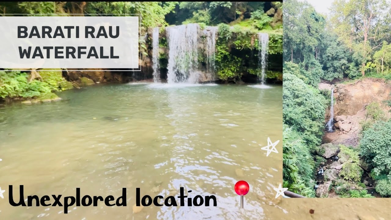Way to Barati rau waterfall unexplored Location hidden waterfall ...