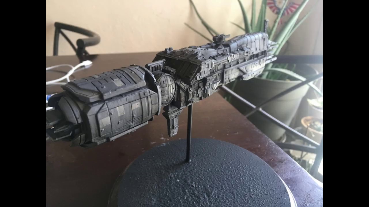 USS Sulaco from "Aliens" Resin Model by Steve Carricato - YouTube