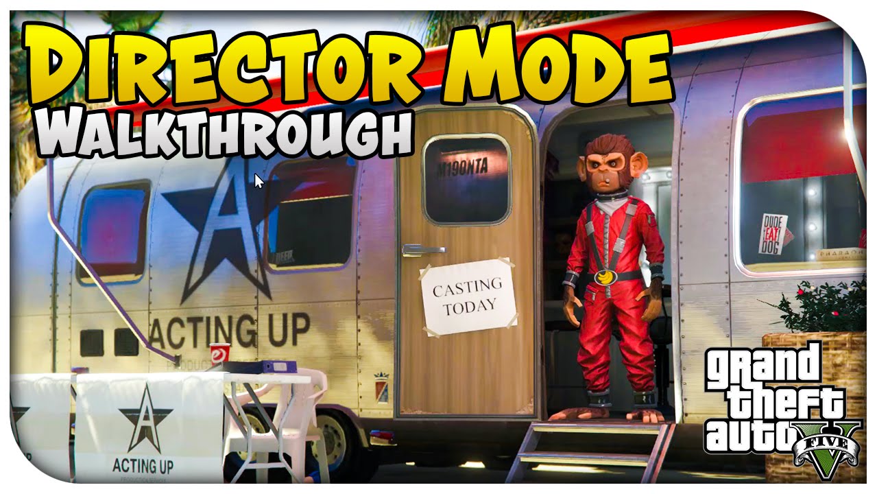 GTA 5 NEW Director Mode Gameplay! Play as Space Monkey & Aliens ...