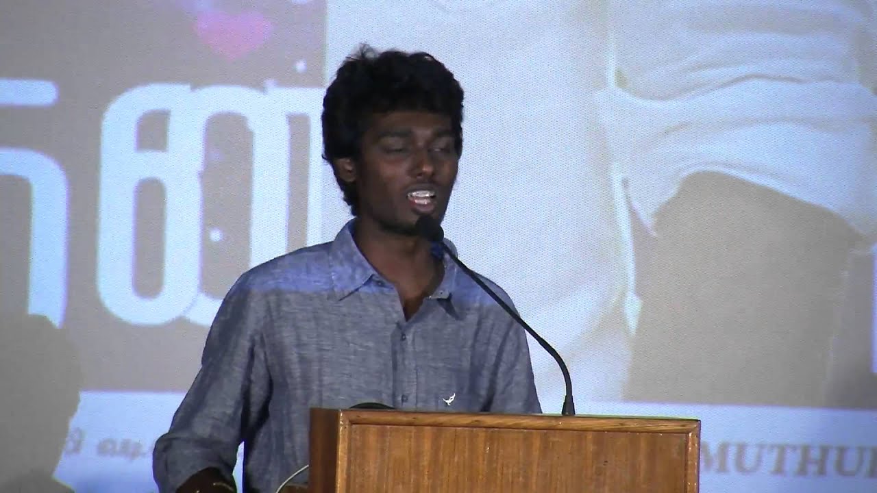 Raja Rani Success meet Speech@ Atlee - YouTube