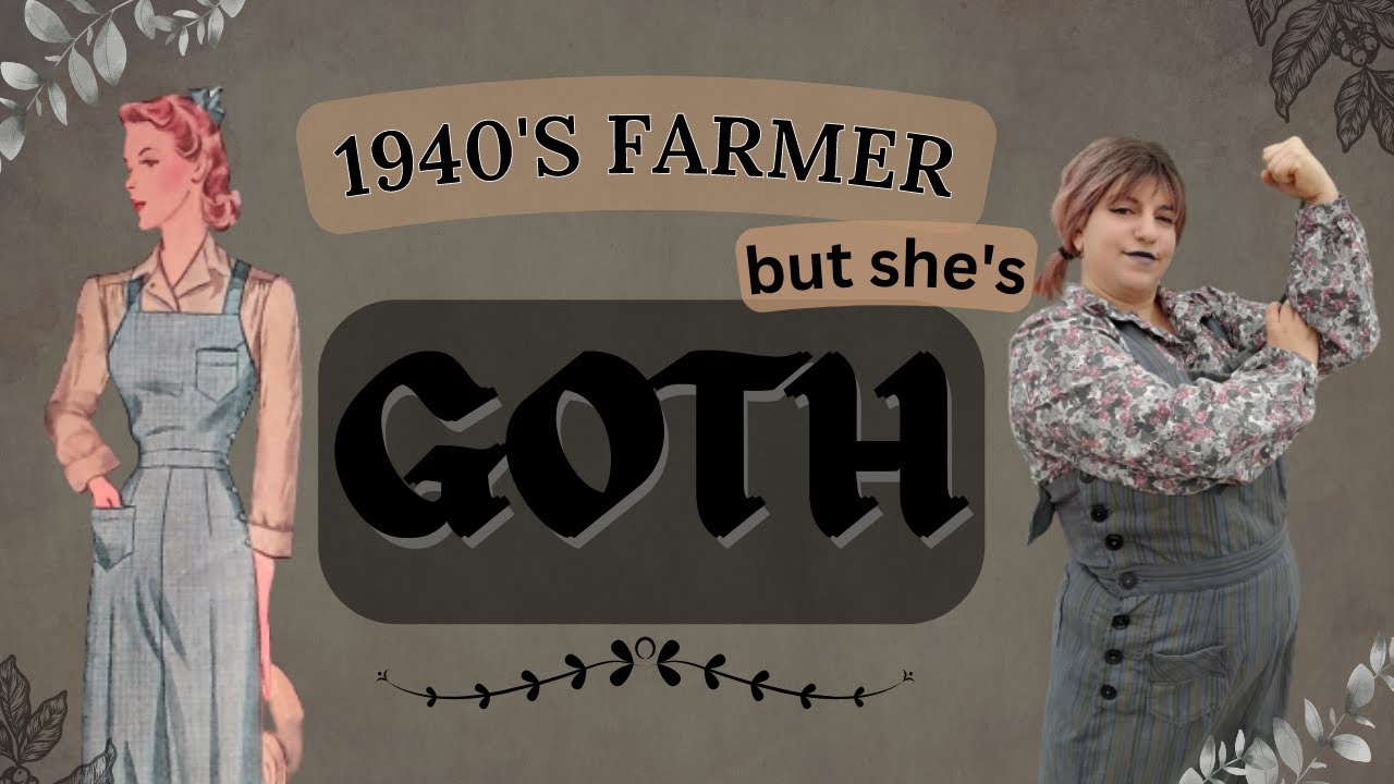 Turning Myself into a 1940s Gothic Farmer - YouTube