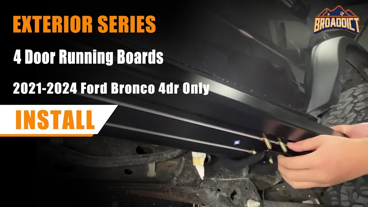 Broaddict Running Boards series (2/4dr) - Installation Instruction for ...
