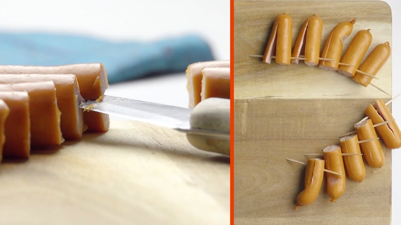 Use 5 Hots Dogs & 10 Toothpicks to Make This Year's Coolest Festive ...