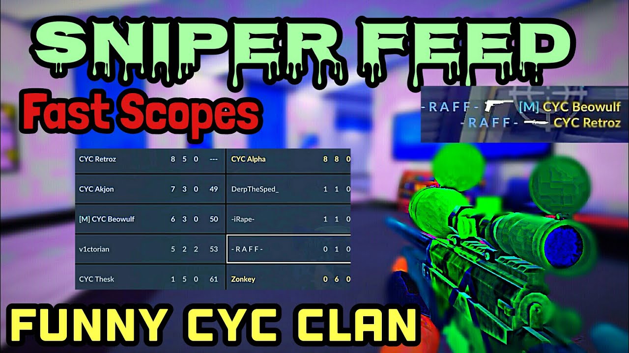 Critical Ops - SNIPER FEED | FUNNY CYC CLAN | - YouTube