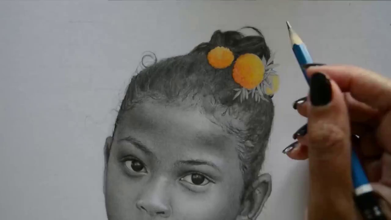 Pencil portrait by Leny pencil drawing (Lukisan potret) - YouTube