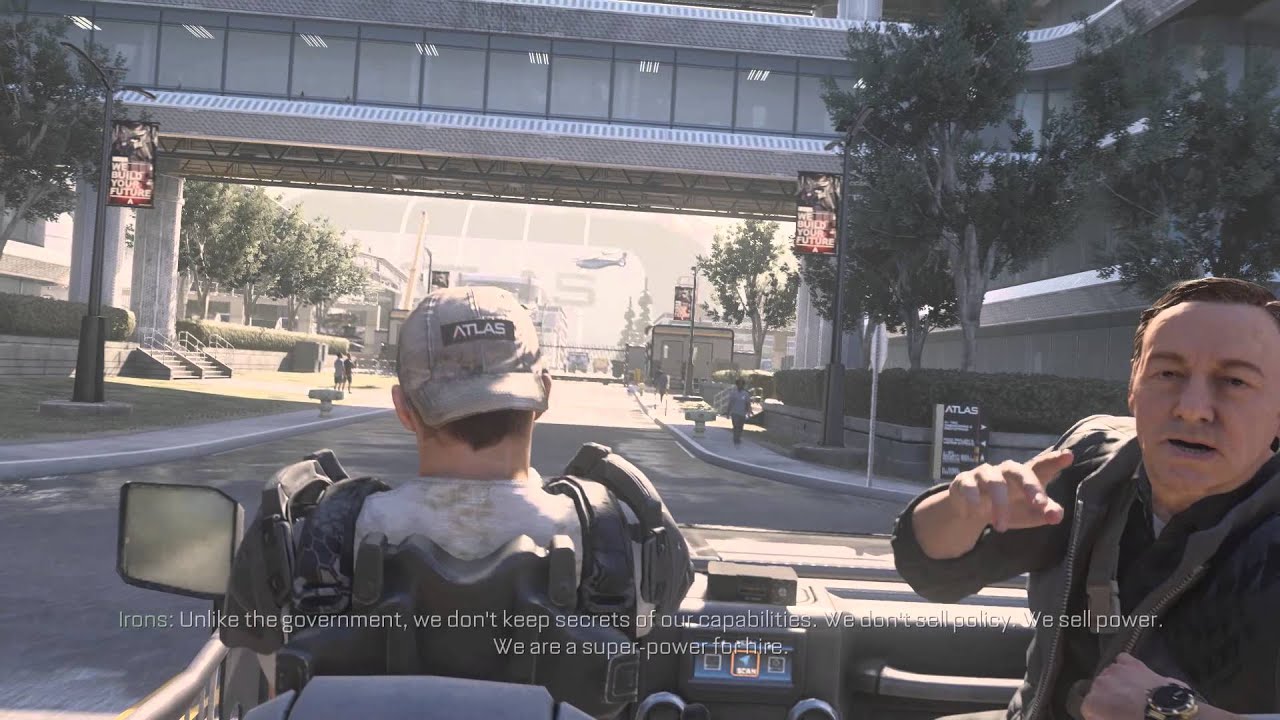 Call of Duty Advanced Warfare : A tour around Atlas's facilities - YouTube