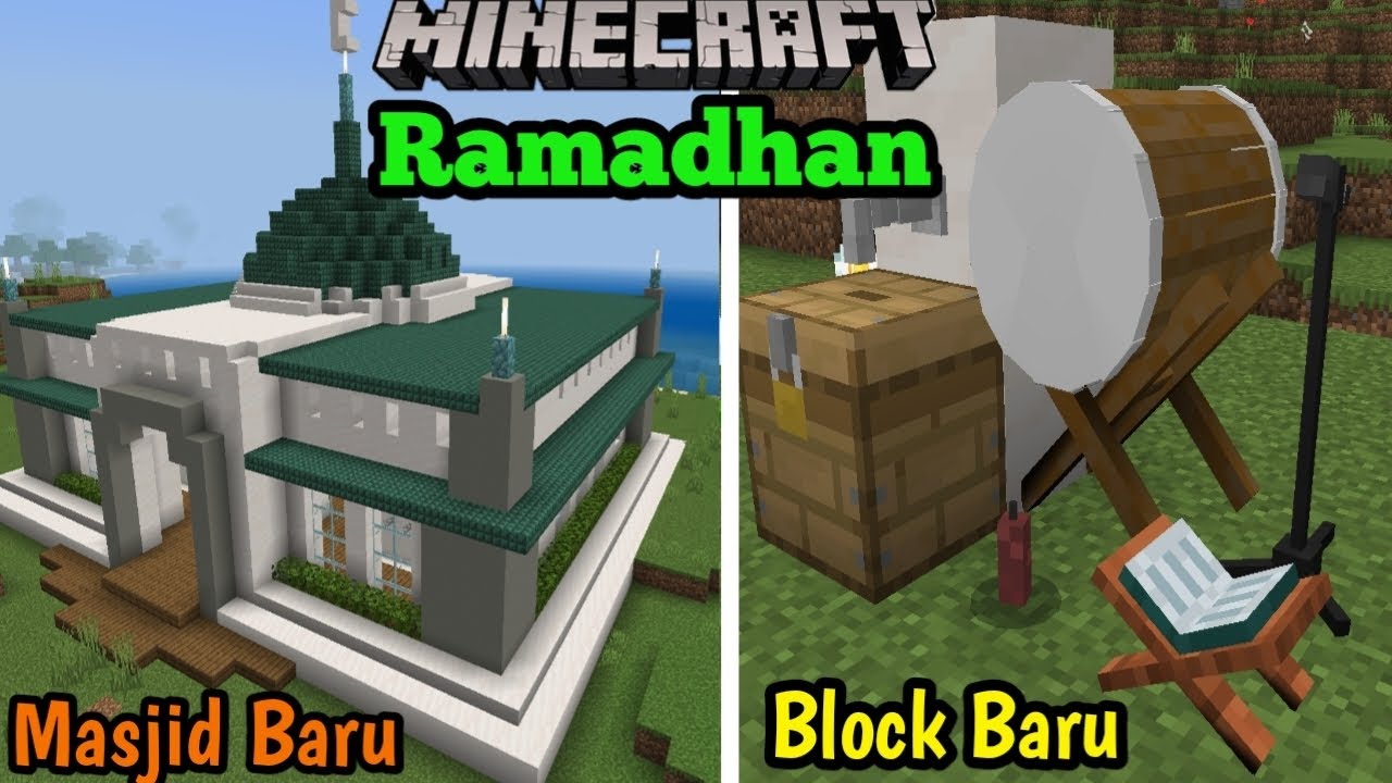 [Update] Addon Spesial Ramadhan | Minecraft Pe V1.19+ - YouTube