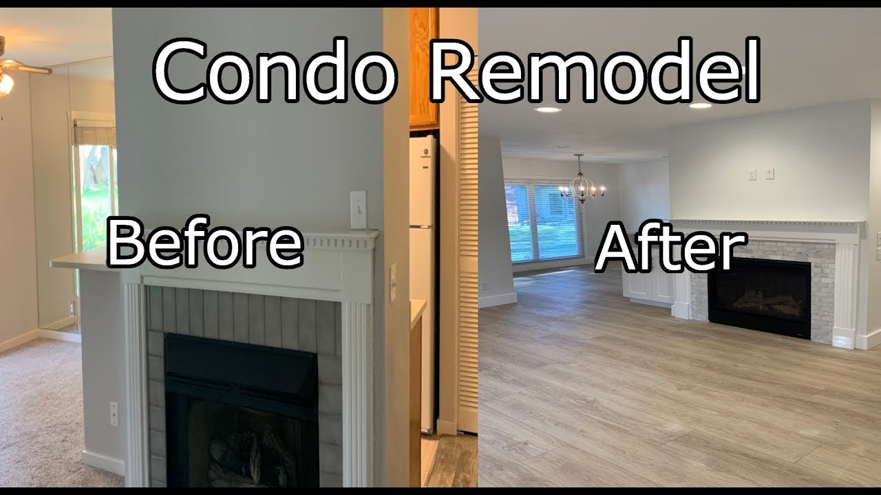 Total Condo Remodel - Red Brick Condo - YouTube