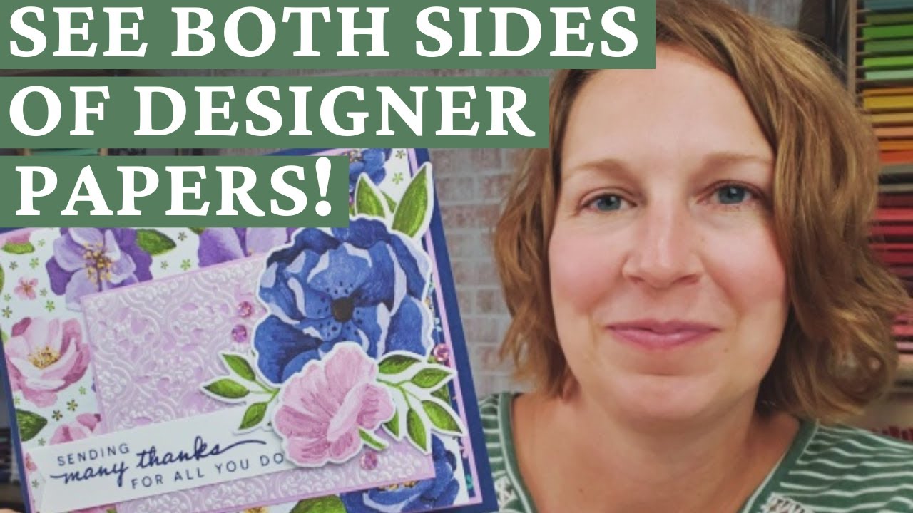 See BOTH Sides of Your Patterned Papers With This Simple Fun Fold Card ...