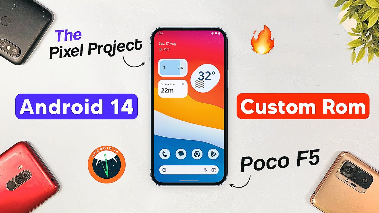 The Pixel Project 1.0 - POCO F5 Custom Rom (Android 14) - YouTube