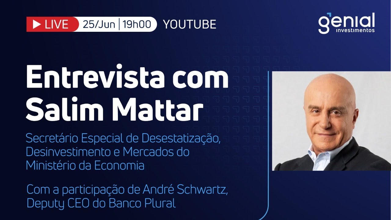 🔴 Live | Entrevista com Salim Mattar - YouTube