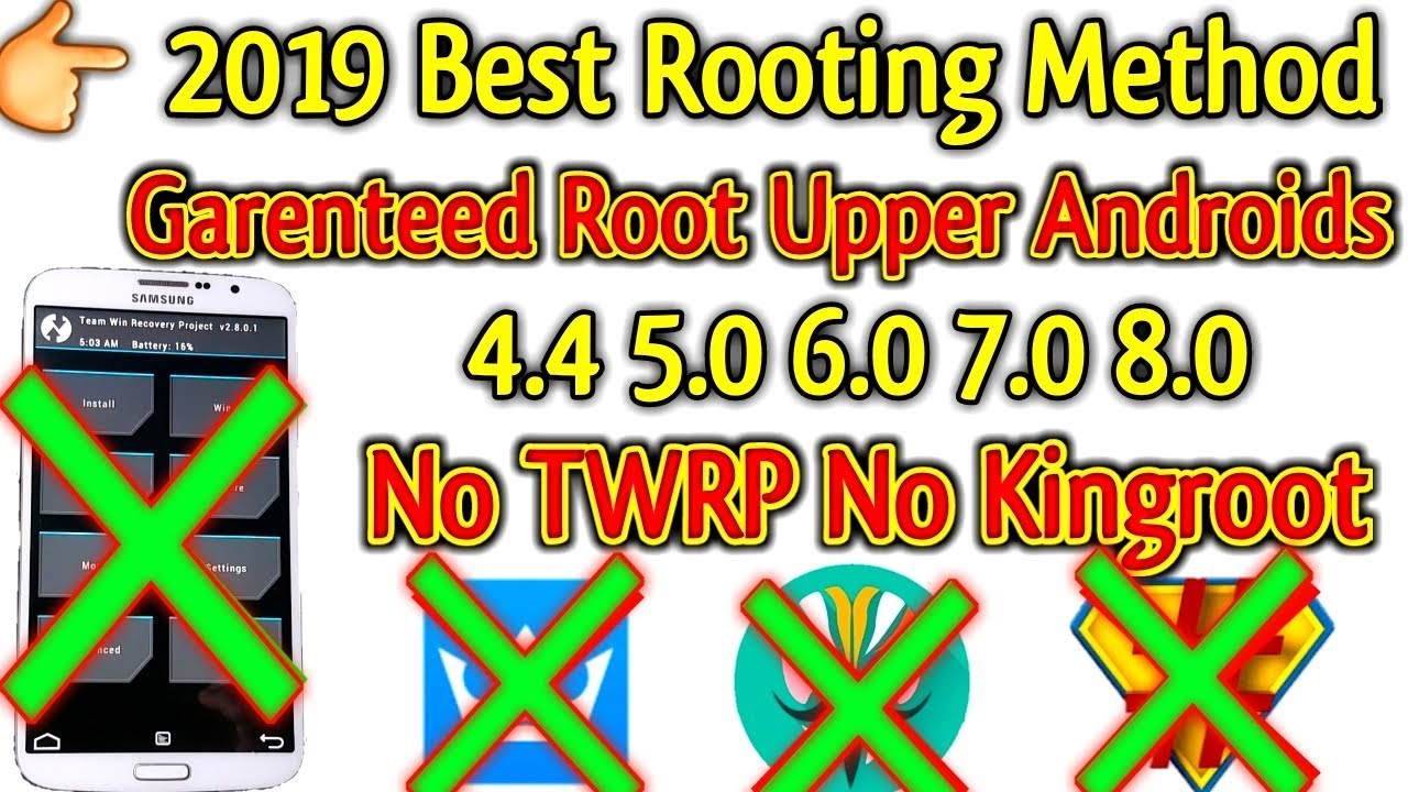 2019 Best Rooting Method | Garenteed Root Upper Androids 4.4/5.0/6.0/7. ...
