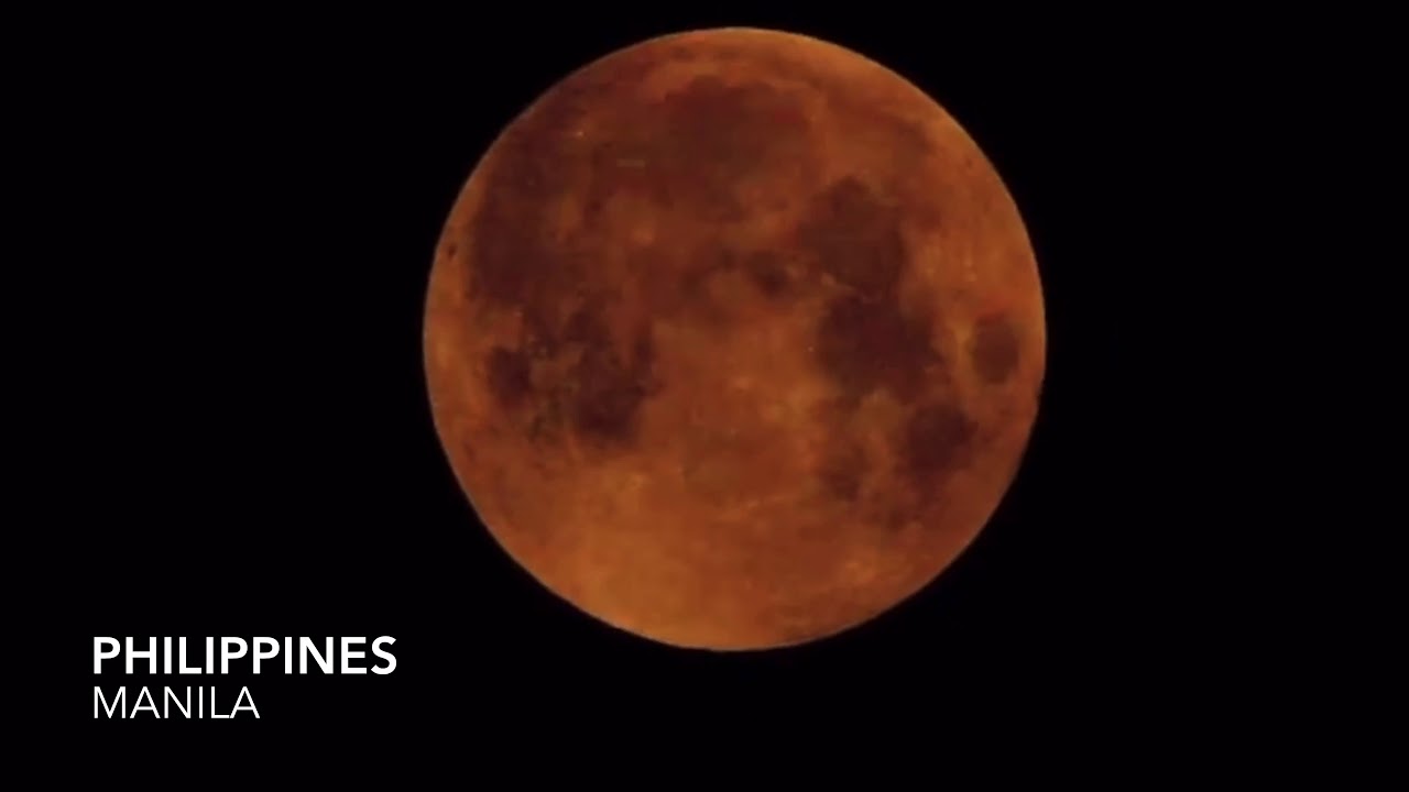 Strawberry moon around the world 2020 timelapse 4k video - YouTube
