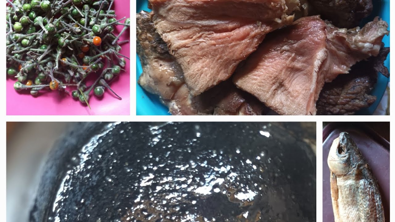 Black Sesame seeds with SmokePork|Penjung(Lotha signature curry)|Sesame ...