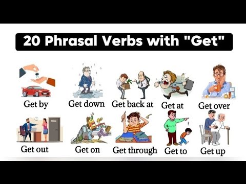 20 Common Phrasal Verbs with "Get " || #phrasalverbs - YouTube